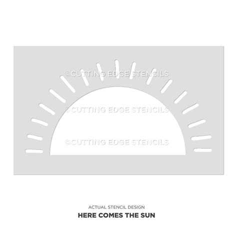 Sunbright Celestial Stencil For Painting Walls Reusable Large Stencil