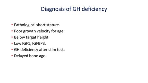 Pediatric Growth Hormone Deficiency Pdf