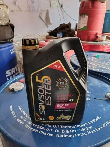 2 5 L Savsol Ester 5 15w 50 Engine Oil At ₹ 250 Litre Lubricants Oil