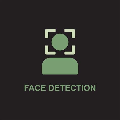 Face Detection Icon Vector Illustration Vector Art At Vecteezy
