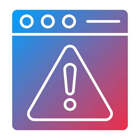 Premium Vector Vector Design Web Warning Icon Style