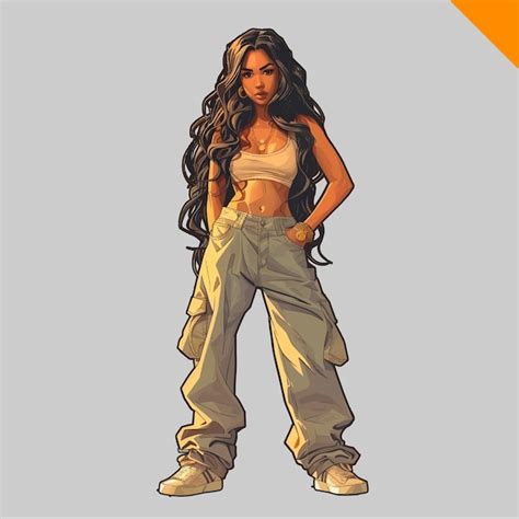 Premium Vector La Vanesa Personaje Para Juego N