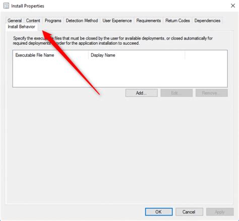 Enable And Configure Sccm Install Behavior For Applications System