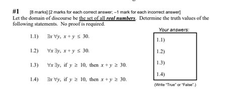 Solved 1 8 Marks 2 Marks For Each Correct Answer 1