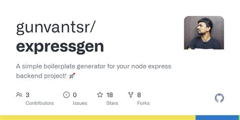 a simple boilerplate generator for your node express backend projects