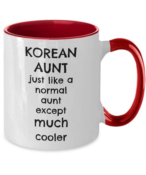 Korean Aunt Korean Aunt Dads Sister Funny T Idea For Korean