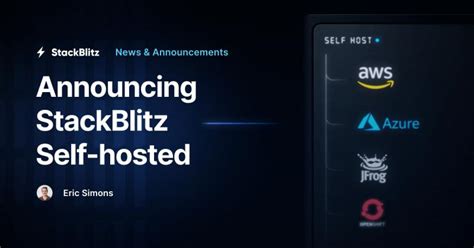 Alvin Ashcraft On Linkedin Announcing Stackblitz Self Hosted