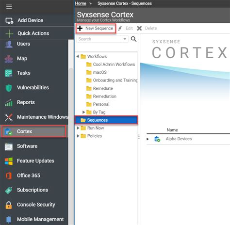 Cortex Sequences
