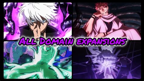 The True Power Of Every Domain Expansion In Jujutsu Kaisenall Domain