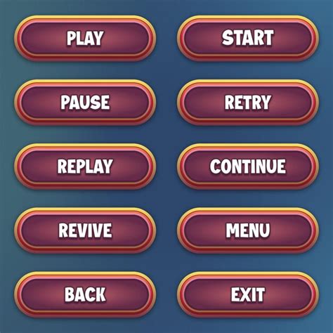 Premium Vector Set Of Brown Buttons With Editable Text Effect For