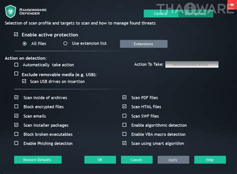 Ransomware Defender โปรแกรม Ransomware Defender ป้องกันมัลแวร์เรียกค่าไถ่