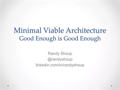 Mve Architecture Ppt