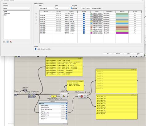 Color Scheme Revit McNeel Forum