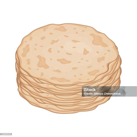 팬케이크 더미 컬러 벡터 고립 된 만화 스타일 일러스트 레이 션 가지 채소에 대한 스톡 벡터 아트 및 기타 이미지 가지 채소 건강한 식생활 국가 관광명소 Istock