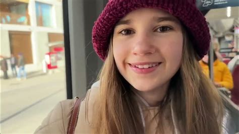 Karolina Protsenko 14 Yrs Winter Vacation Explores A Bomb Shelter