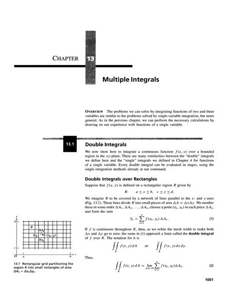 Multiple Integral Pdf