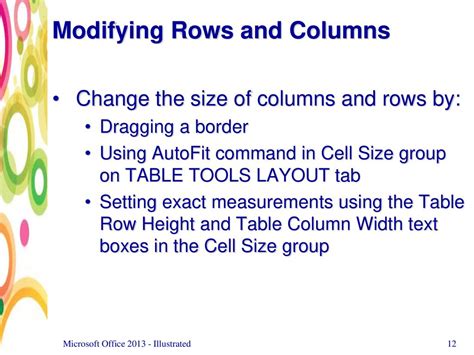 Creating And Formatting Tables Ppt Download
