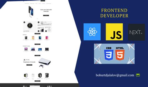 Convert Psd And Figma To Html And Css Js And Develop React By Boburdjalalov72 Fiverr