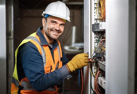 Premium Ai Image Photo Of An Electrical Technician Working