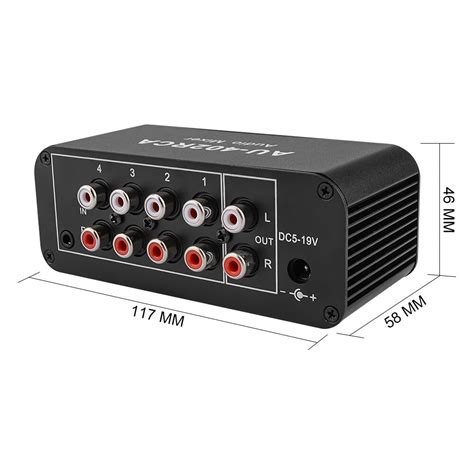 Aiyima 4 Way Rca Audio Input Stereo Mixed Output A Vicedeal