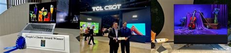 Tcl Csot Received Three Prestigious Peoples Choice Awards From Sid Display Week 2024 Pr