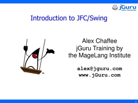 PPT Introduction To JFC Swing PowerPoint Presentation Free Download ID