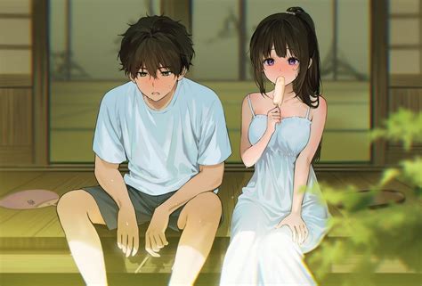Chitanda Eru And Oreki Houtarou Hyouka Drawn By Mery Yangmalgage Danbooru