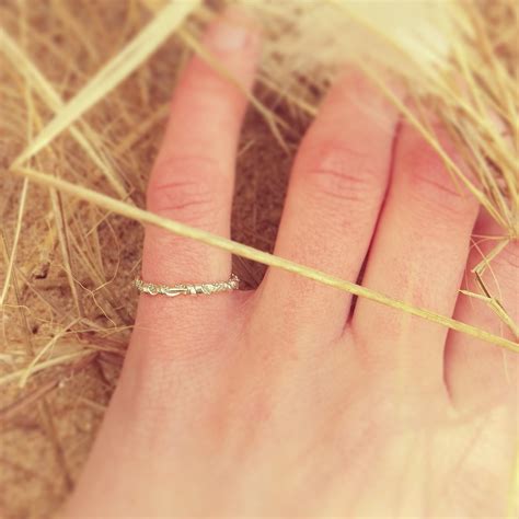 Woven Grass Wedding Ring Etsy Uk