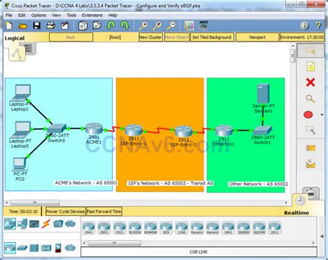 3534 Packet Tracer Configure And Verify Ebgp Answers