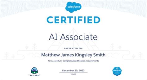 Matthew Smith On Linkedin Salesforce Salesforceai Salesforcecertified Certified