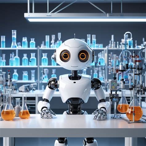 Humanoid Robot In Lab Setting Stable Diffusion Online