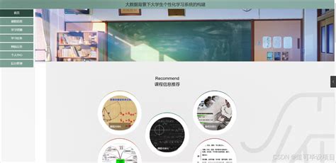 java计算机毕业设计大数据背景下大学生个性化学习系统的构建（开题 程序 论文） 用java框架 大数据的毕业设计 csdn博客