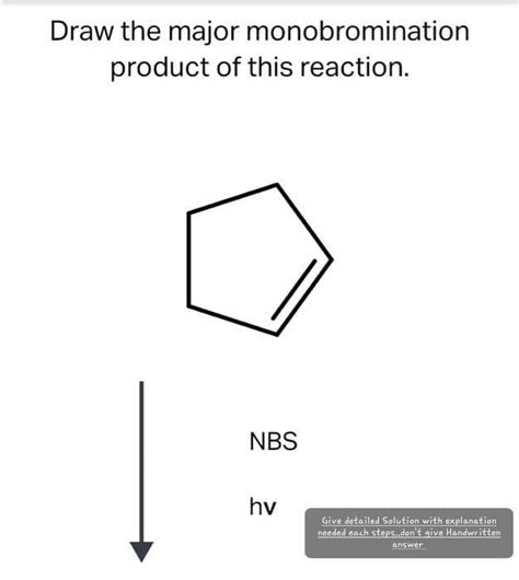 Answered Draw The Major Monobromination Product… Bartleby
