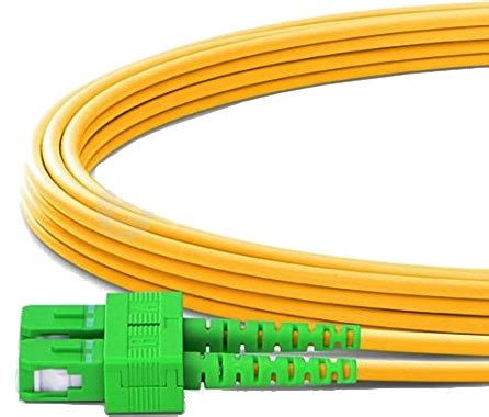 SC APC To SC APC Duplex Singlemode Patch Cable Thor Broadcast