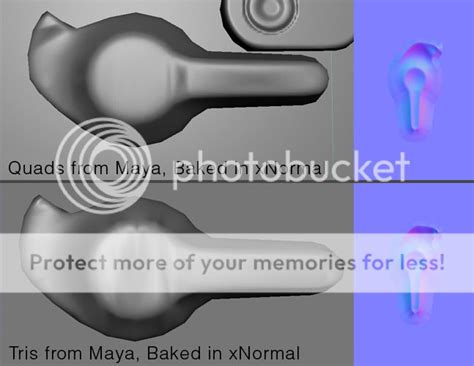 Baking A Triangulated Mesh In Xnormal — Polycount