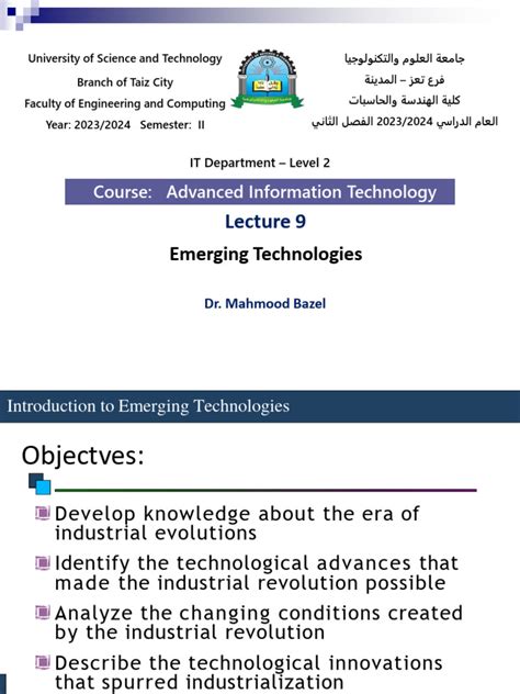 Ust It 2 Advanced It Lecture 9 22 04 2024 Dr Mahmood Bazel Pdf Humancomputer