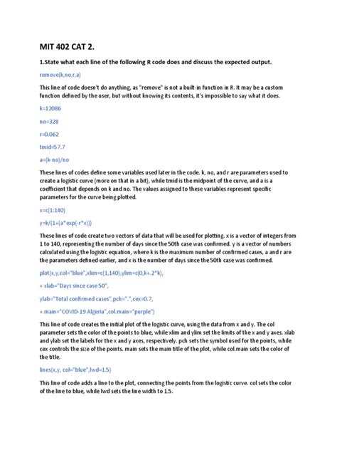 Mit 402 Cat 2 S Pdf Parameter Computer Programming Regression Analysis