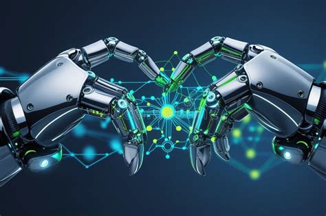 Devops Robotics And Green Governance Fusion Stock Illustration Illustration Of Moss Smart