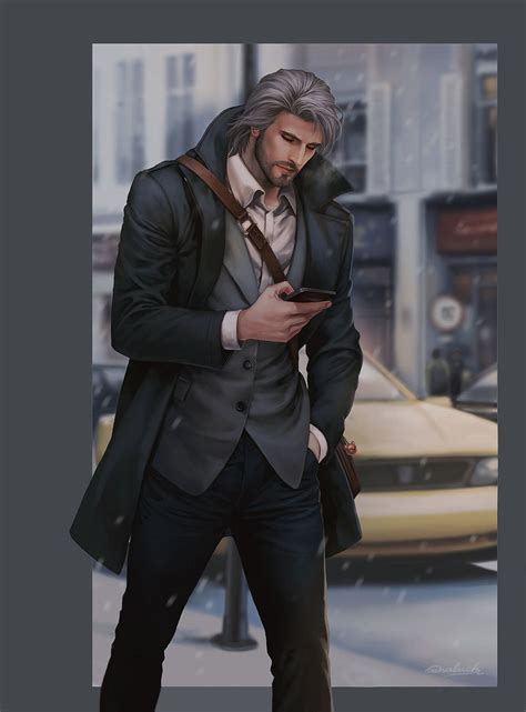 Master In Suit By Aenaluck Anime Suit Character Portraits Character