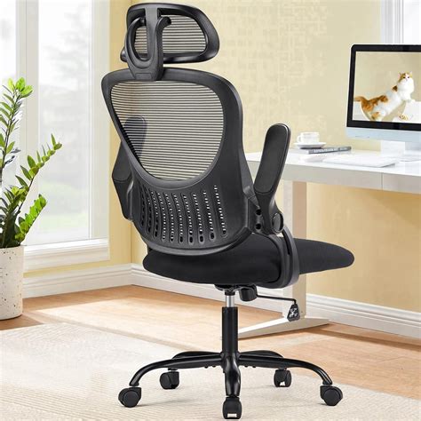 Sweetcrispy Office Computer Desk Chair Ergonomic High Back Mesh