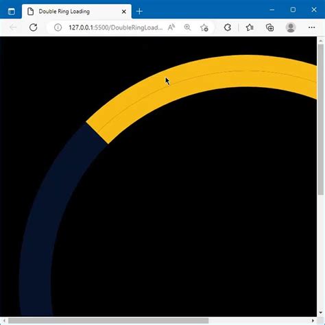 Double Ring Loading Html Css Webdesign Webprogramming Thinhpham