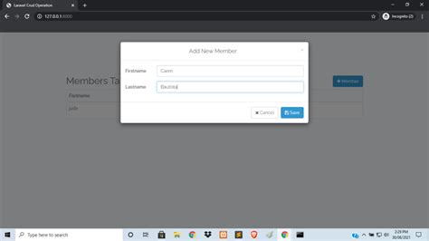 Crud Operation In Laravel With Source Code