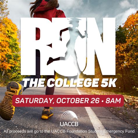 Uaccb Announces 2nd Annual Run The College 5k