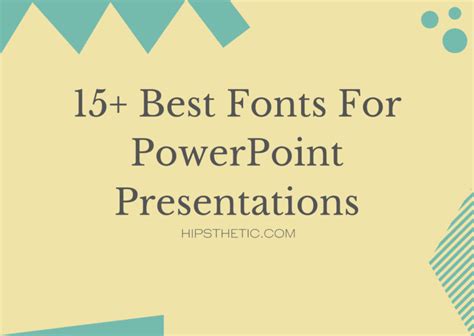 15 Best Fonts For PowerPoint Presentations Hipsthetic