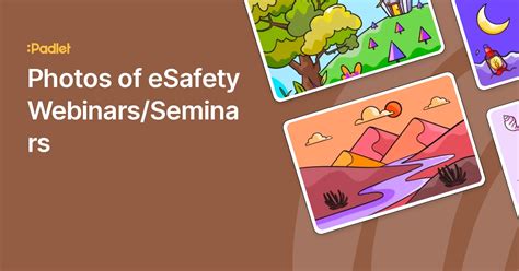 Photos Of Esafety Webinarsseminars
