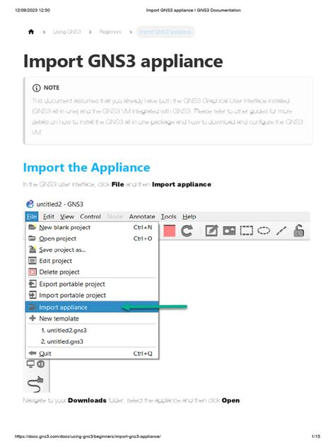 import gns3 appliance gns3 documentation pdf virtual machine