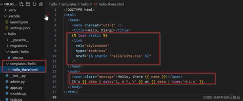 Vscode使用django 页面和渲染vscode穿件django自定义页面 Csdn博客