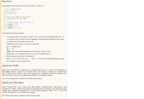 Solved Exercise Copy Paste The Code Below Into Your Chegg Com