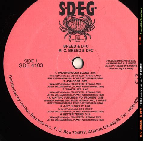 Mc Breed And Dfc 1991 Sdeg Listen Lpcd
