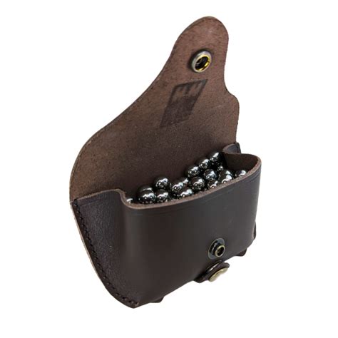 Leather Ammo Belt Pouch Buffalo Leather Bullet Pouch Wyck